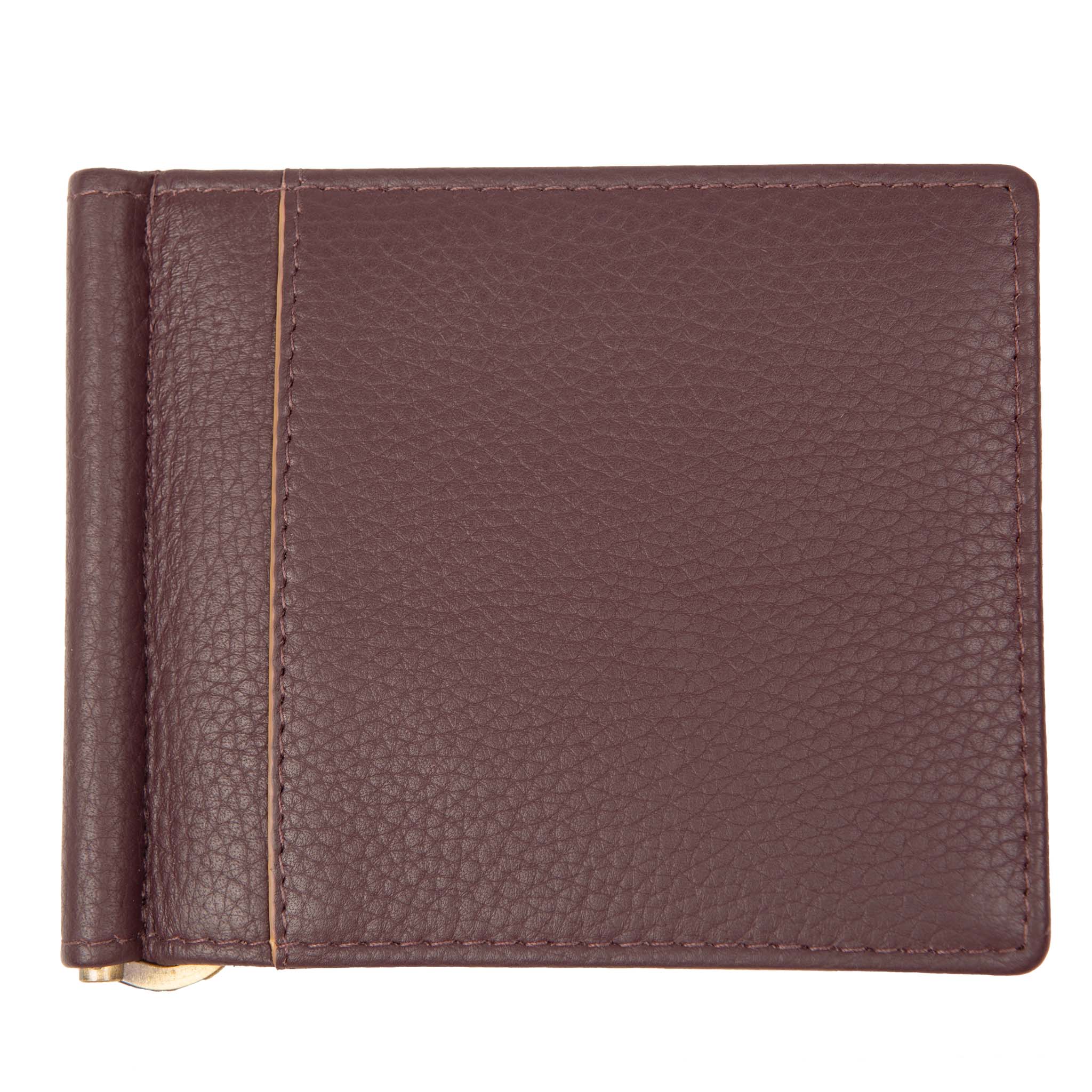 Men's Pebble Grain Leather Bifold Wallet with Money Clip and RFID Bloc ...
