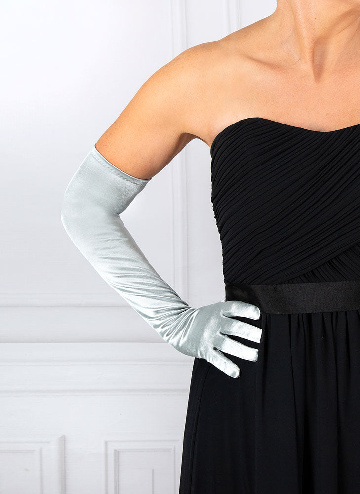 Women's Long Satin Evening Gloves | Dents