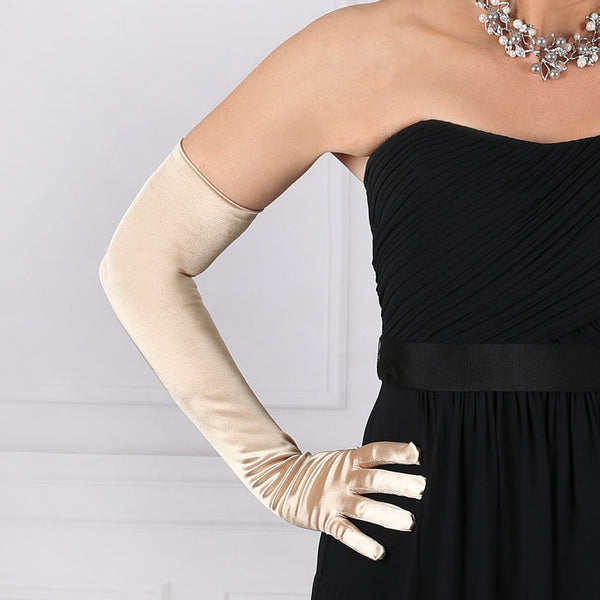 Women's Long Satin Evening Gloves | Dents