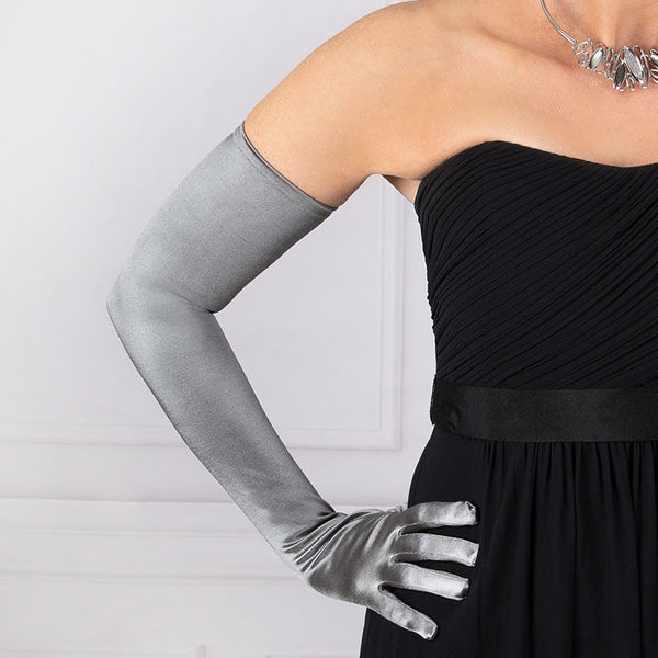 Women's Long Satin Evening Gloves | Dents