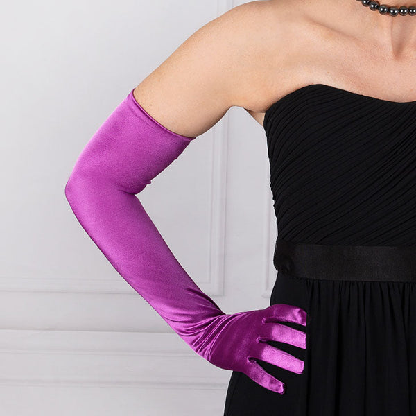Women's Long Satin Evening Gloves | Dents