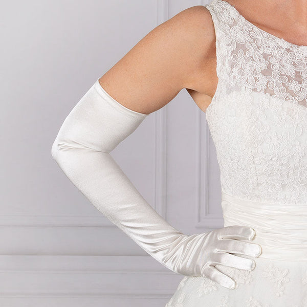 Women's Long Satin Evening Gloves | Dents